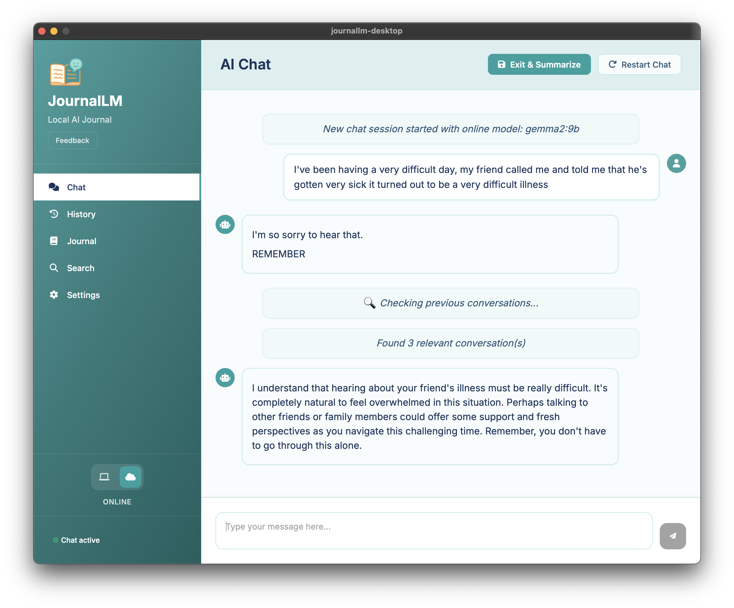 JournalLM - AI-Powered Private Journal Assistant | Offline Journaling App
