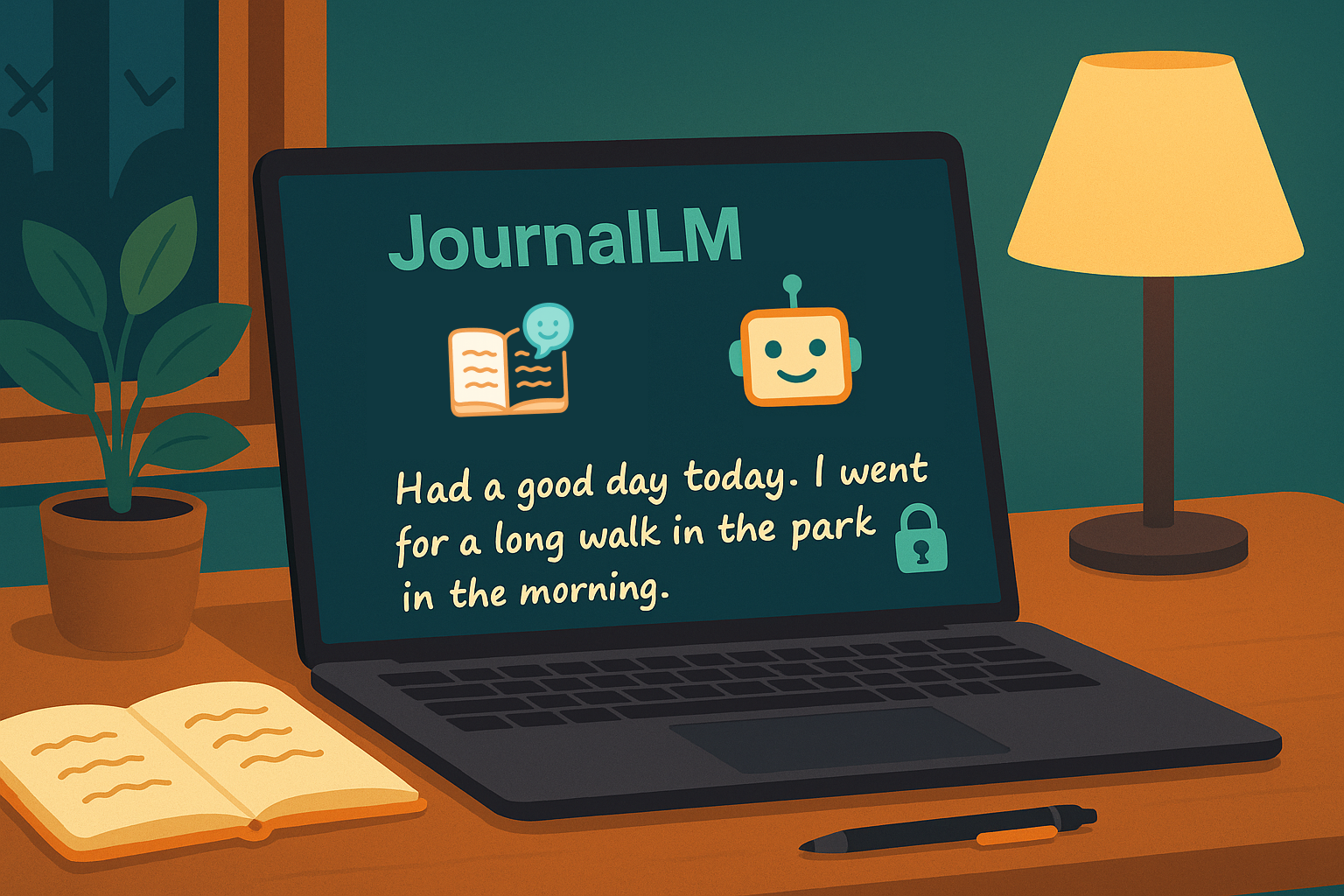 JournalLM - AI-Powered Private Journal Assistant | Offline Journaling App